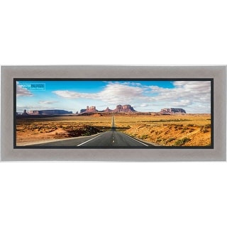 40x13.5 Contemporary Silver Wood Picture Panoramic Frame Panoramic ...