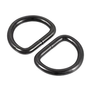 20pcs Metal D Ring 0.98"(25mm) D-Rings Buckle for Hardware DIY - Black ...