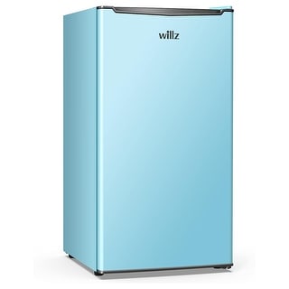 Willz 3.3 Cu. Ft. Compact Refrigerator in Blue - 19.02"x17.48"x33.19 ...