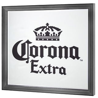Corona Extra Screen Printed Mirror - Black - Bed Bath & Beyond - 28670038