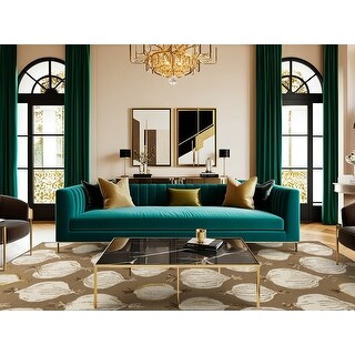 Ginza Six Washable Pearl Onion Vegetables Area Rug - Bed Bath & Beyond ...