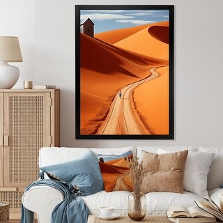 Designart "Australia Outback Spectrum This" Australia Framed Canvas ...
