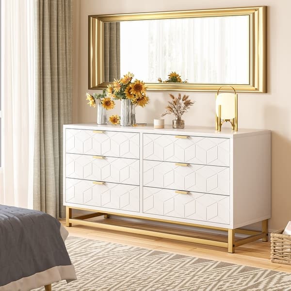 Dresser for Bedroom with 6 Drawer - Bed Bath & Beyond - 39076085
