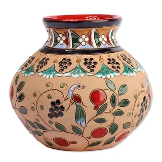 Novica Handmade Royal Omens Ceramic Mini Vase - Bed Bath & Beyond ...
