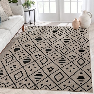 Garvee Rugs Jute Rug Farmhouse Rugs Ultra-Thin Natural Rugs - Bed Bath ...