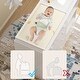 Timechee 47" Heavy Changing Table Drawers Dresser Chest White Cabinet ...