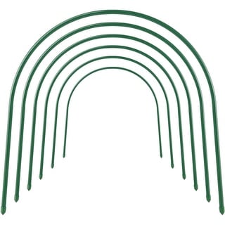 Agfabric 6-Pack Steel Greenhouse Hoops, Rust-Free Grow Tunnel, Support ...