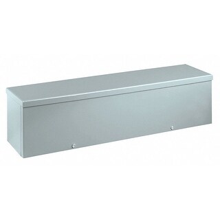 Wiring Trough: Screws, Knockouts, 6 in Nominal Enclosure Ht, 12 in ...