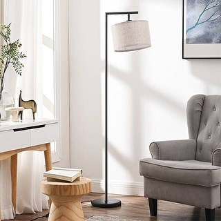 Modern Arched Floor Lamp Tall Standing Lamp with Adjustable Shade - 1 ...