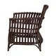 Brooklyn Bohemian Very Dark Brown Rattan Arm Chair - Bed Bath & Beyond ...