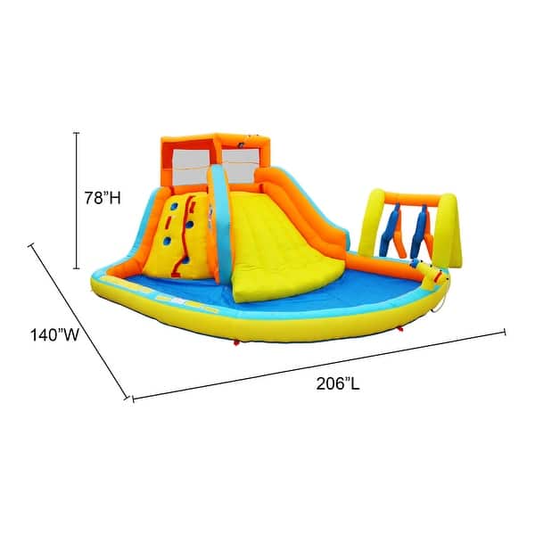 Inflatable Splash Water Park- Wall/Rope, Water Cannon, Sprinkler Arch ...