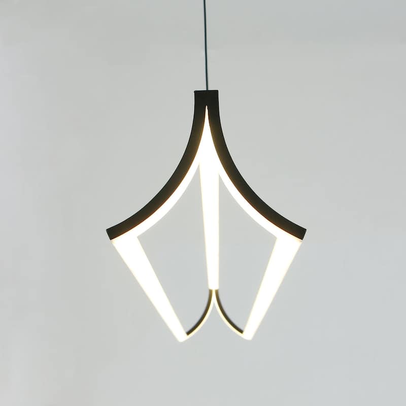 Modern LED island pendant light in Aluminum - Bed Bath & Beyond - 37311612