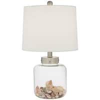 Glass Canister Small Fillable Accent Lamp - 20" x 12" - Bed Bath ...