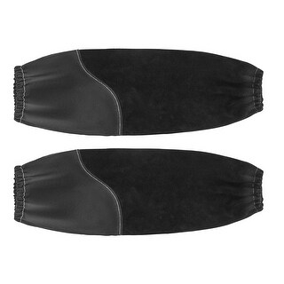 UIMOSO Welding Work Sleeves, Heavy Duty Cowhide Leather Arm Protection ...