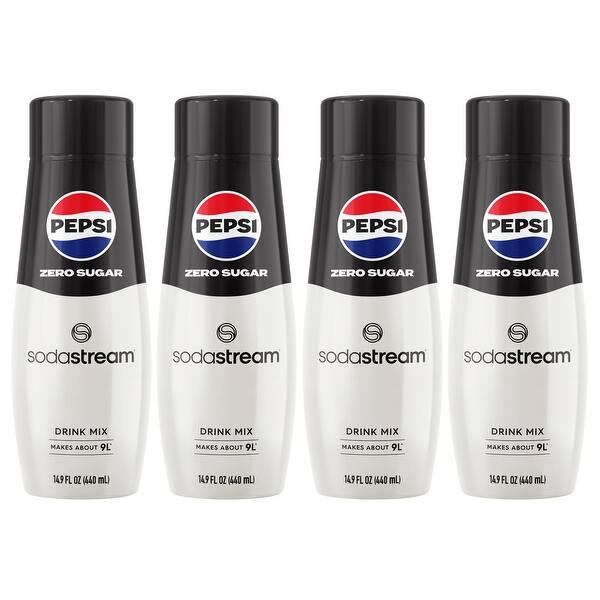 SodaStream® Pepsi® Zero Sugar Drink Mix 4-Pack - Bed Bath & Beyond ...
