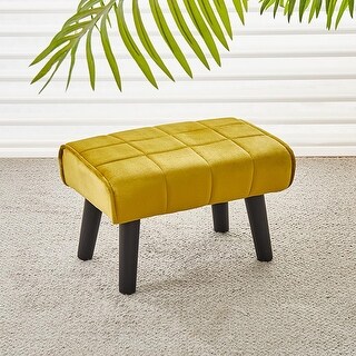 Small Foot Stool Modern Step Stool Seat,Yellow - Yellow - Bed Bath ...