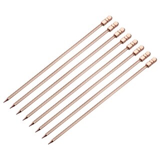 Metal Cocktail Picks 8Pcs, Reusable Cocktail Toothpick Cuboid Shape ...