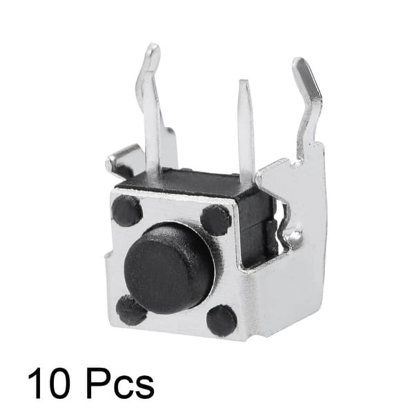 10Pcs DIP PCB Fixed Bracket Sied Mounting Tact Switch Momentary 6x6x5mm ...