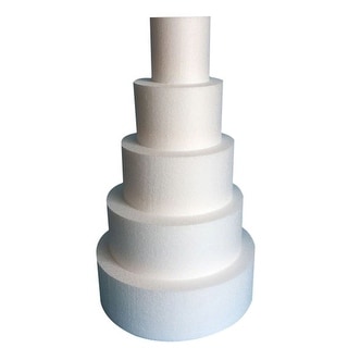 Cake Dummy Diy Round Shape Foam Multipurpose Cake Mold For Kitchen - no ...