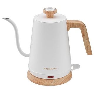 Gooseneck Electric Kettle with Thermometer,Electric Tea Kettle 1L with ...