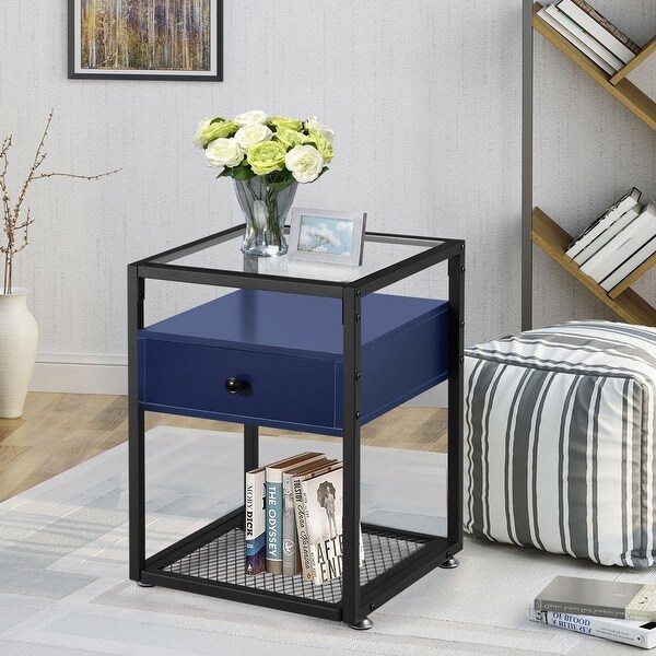 Cheap glass nightstands store