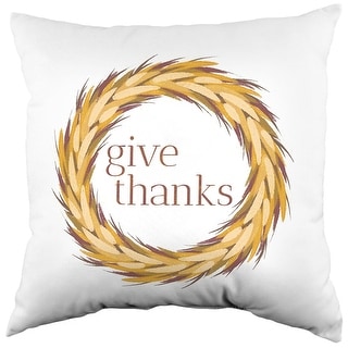 Give Thanks Double Sided Pillow - Bed Bath & Beyond - 35050438