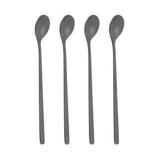 Long Handle Iced Tea Spoon, 4 Pcs 7" Stainless Steel Long Spoons - Bed ...