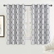 DriftAway Mason/Geo Thermal Insulated Blackout Grommet Window Curtain ...