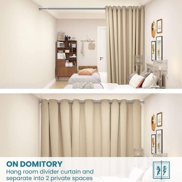 Adjustable Heavy Duty Tension Curtain Rod - Bed Bath & Beyond - 40439719