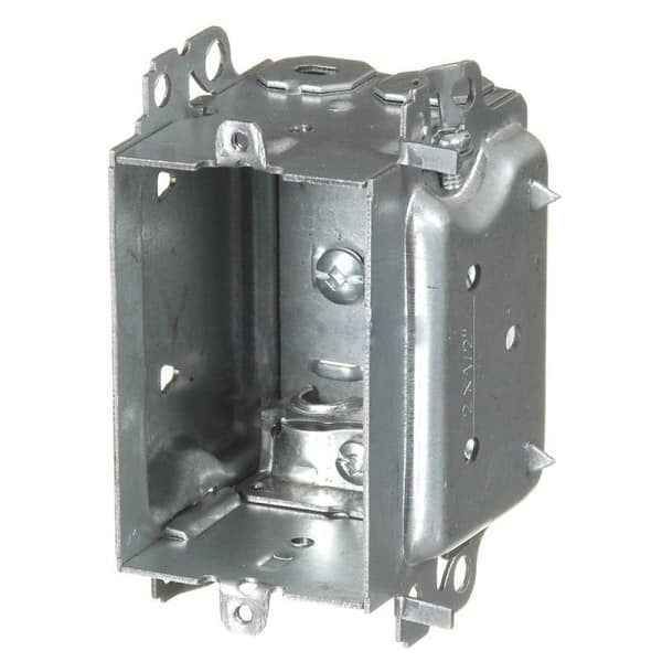 2 in. x 2.5 in. x 3 in. Rectangle Galvanized Steel Electrical ...
