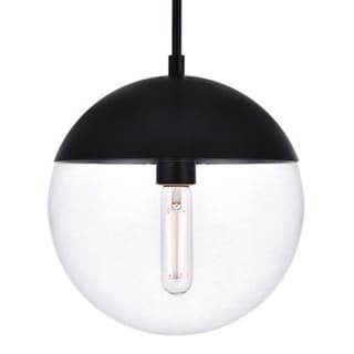 Elegant Lighting LDPG6033 Eclipse 10" Wide Plug-In Mini Pendant with ...