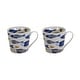 Ceramic Mug With Gold Decal Fish - Set of 2 - Bed Bath & Beyond - 44039124