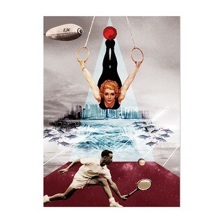 On the Roof of the World Collage Basketball Dorm Art Art Print/Poster ...