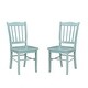 Bray 6 Piece Modern Dining Table Set with 4 Chairs and Bench, Teal Blue ...