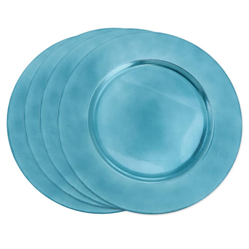 Charger Plates With Classic Design (Set of 4) - On Sale - Overstock ...