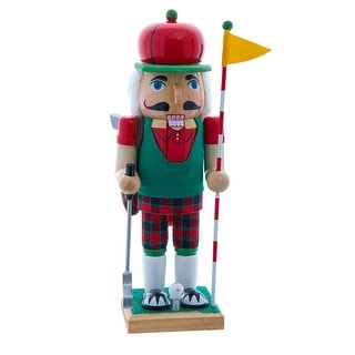Kurt Adler 12-Inch Wooden Golf Nutcracker - Bed Bath & Beyond - 43132799