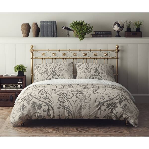 ivory damask bedding
