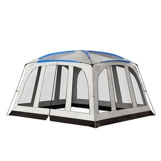 Screened-In Outdoor Canopy Tent - Pop-Up Shelter with Mosquito and UV ...