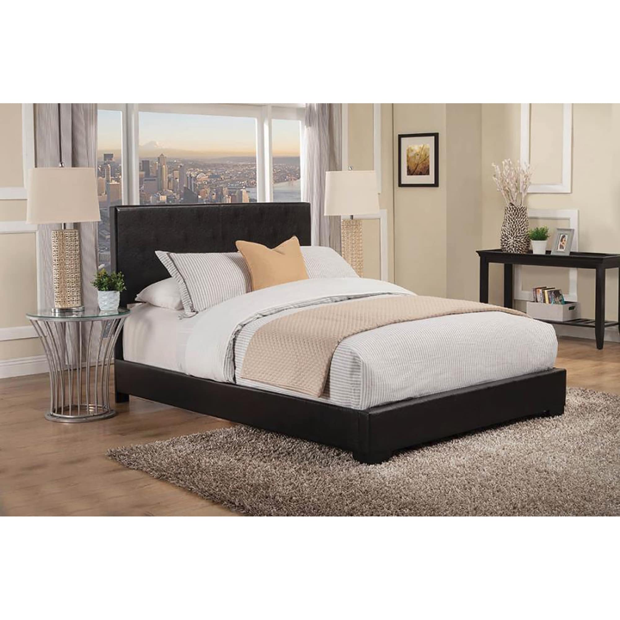 Clara Casual Upholstered Panel Bed Bed Bath Beyond 33988247