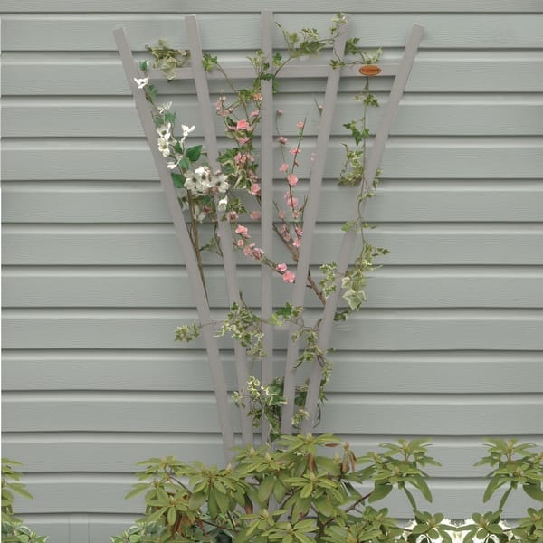 HIGHWOOD Eco-Friendly 6ft Traditional Fan Trellis - Bed Bath & Beyond ...