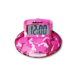 Sonic bomb sbp100c sonic boom alarm clock in pink camo - Bed Bath ...