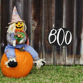 Wooden Pumpkin Shaped Sign Garden Wall Decoration - Bed Bath & Beyond ...