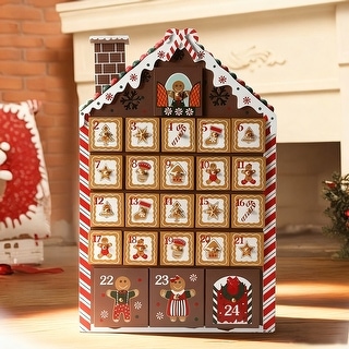 Gingerbread House Countdown Calendar - 24 Days of Christmas Surprises ...