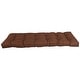 Tufted Indoor/Outdoor Bench Cushion (Multiple widths from 46 to 60 inch ...