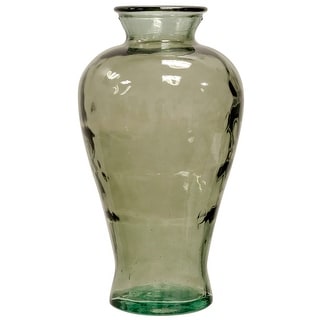Translucent Blue Curved Glass Vase - Bed Bath & Beyond - 23052496