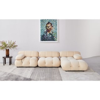 Daimion 4 Pieces Upholstered Sectional - On Sale - Bed Bath & Beyond ...