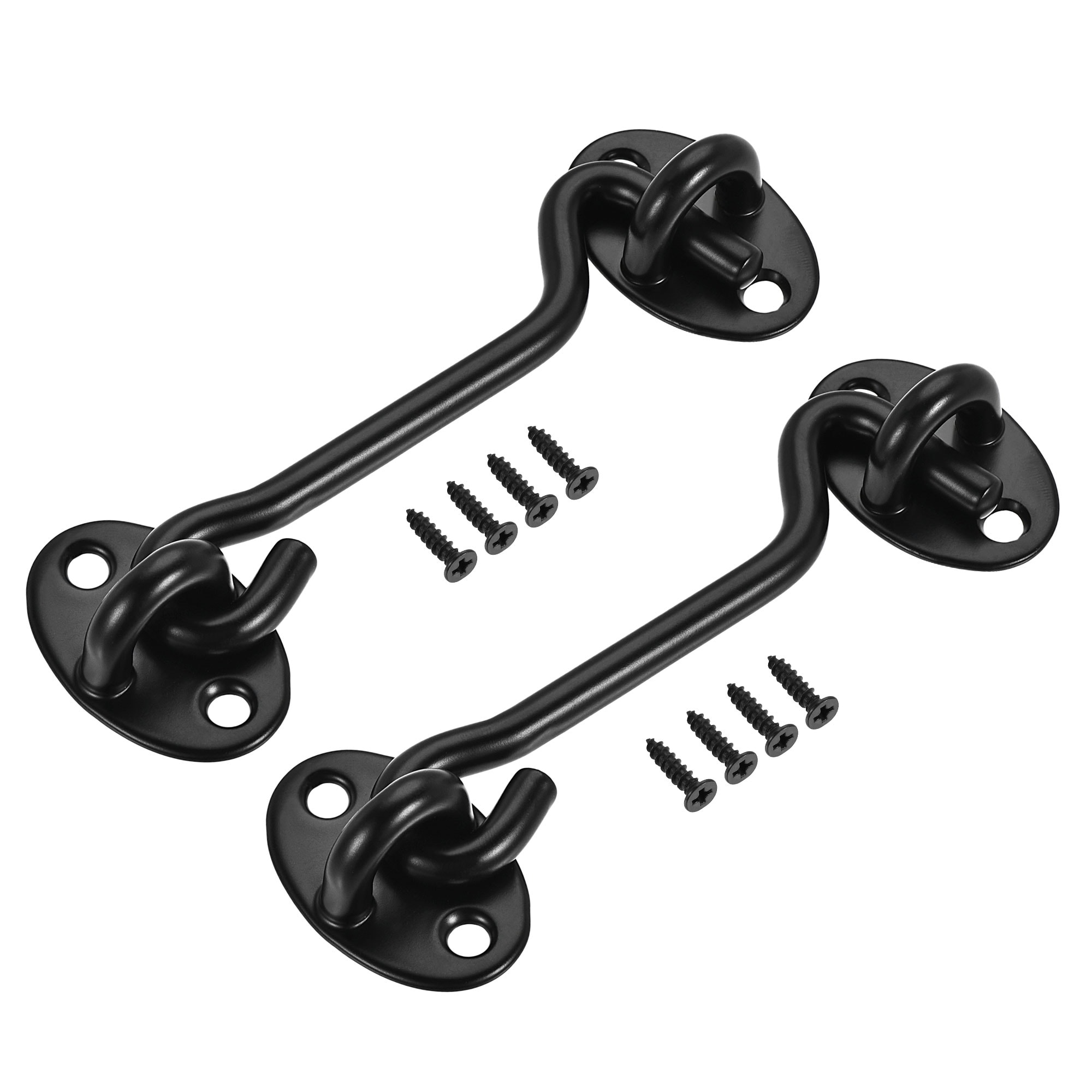 3" Barn Door Latch, Carbon Steel Sliding Door Cabin Hook Eye Latch ...