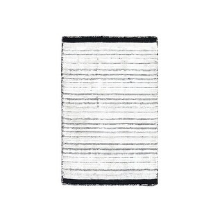 Shahbanu Rugs Smoky White Modern Textured and Roman Floor Design Hand ...