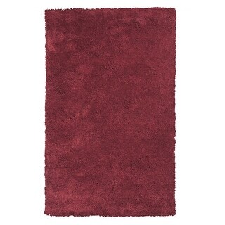 5'x7' Red Indoor Shag Rug - 5' Octagon - Bed Bath & Beyond - 37146819