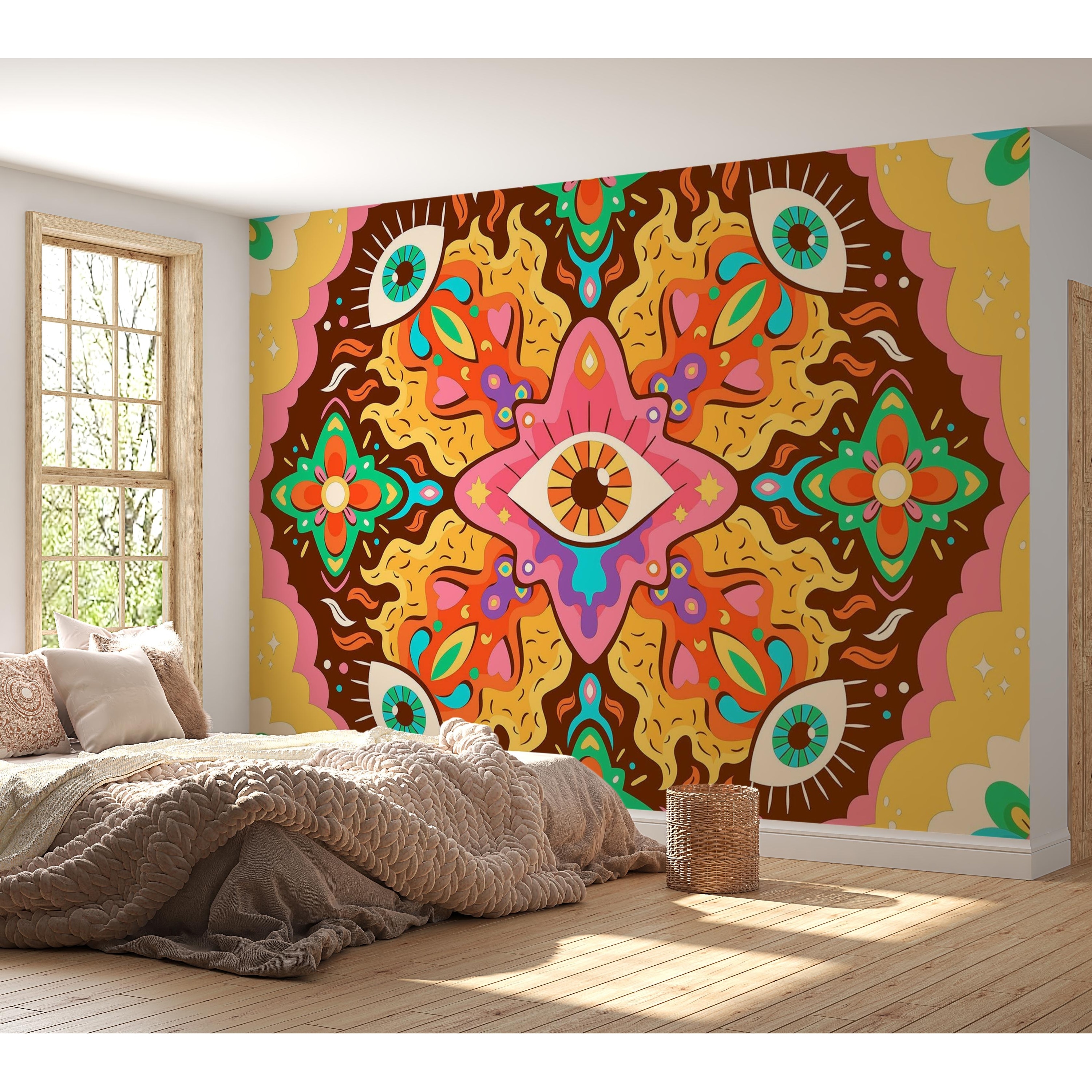 psychedelic bedrooms